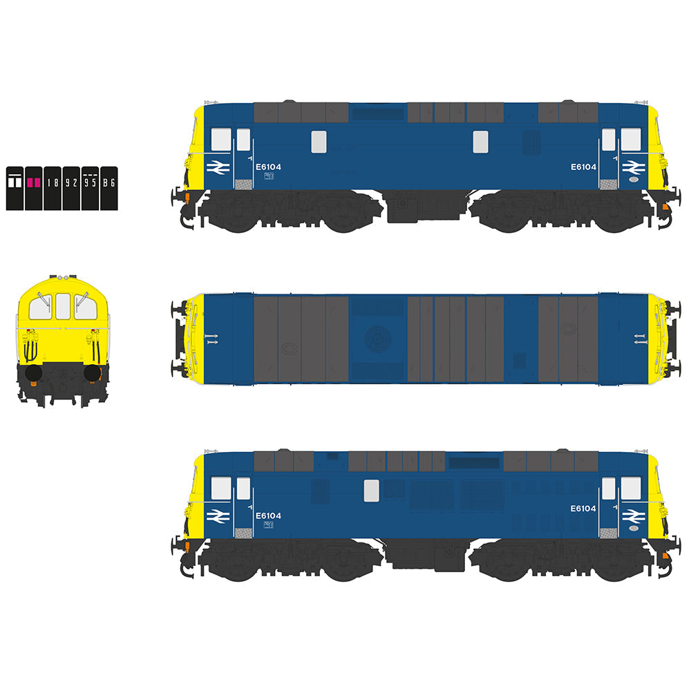 Class 74 Electro-Diesel E6104 BR Blue - Bachmann -E82007 - Scale 1:76 ...