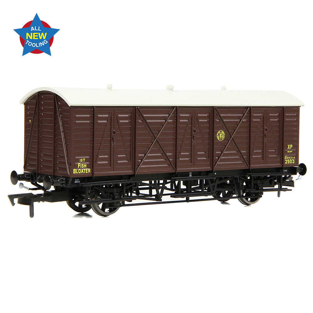 GWR 10T 'Bloater' Fish Van GWR Brown (Shirtbutton) – The Loco Shop